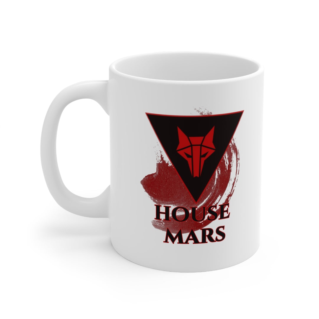 House Mars Sigil Red Rising Inspired Ceramic Mug 11oz - Etsy