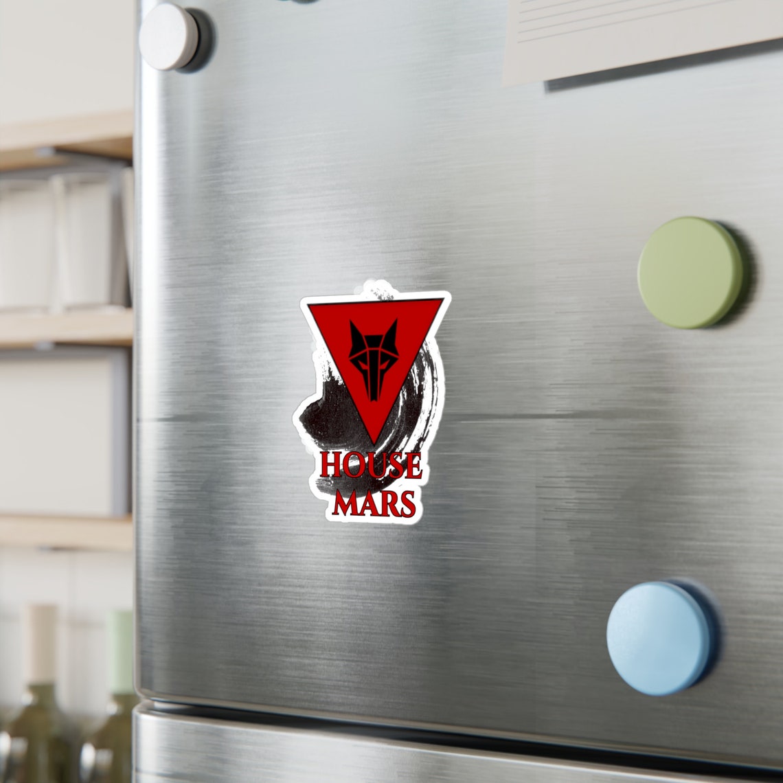 House Mars Inverted Colors Sigil Red Rising Inspired Vinyl Decal - Etsy