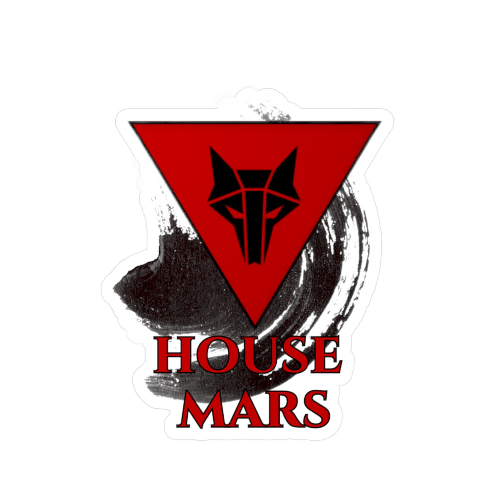 House Mars Inverted Colors Sigil Red Rising Inspired Vinyl Decal - Etsy