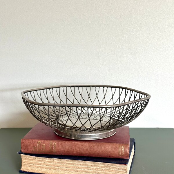 Mid Century Wire Fruit Bowl - Etsy