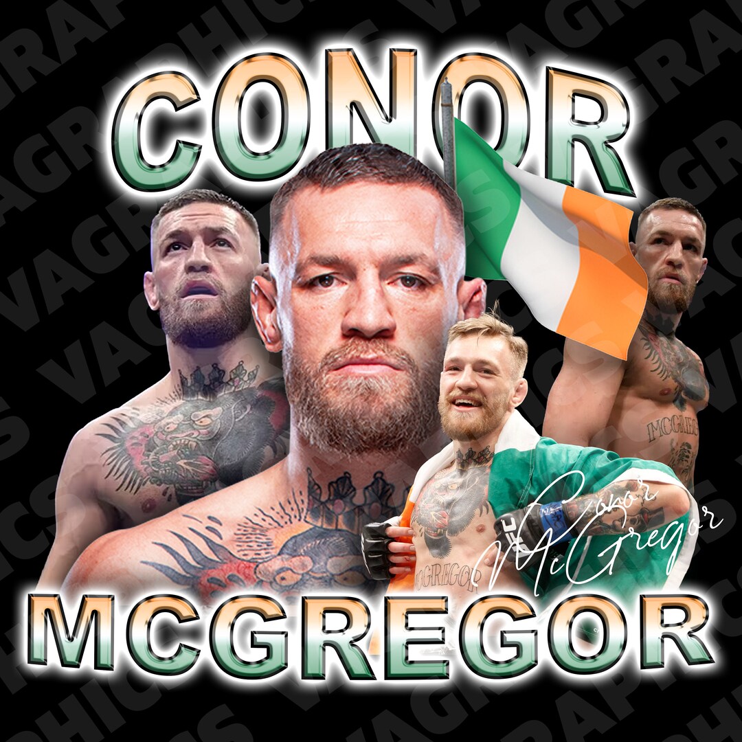 Conor Mcgregor Png RAP Bootleg T-shirt Design Digital File, 300 DPI ...