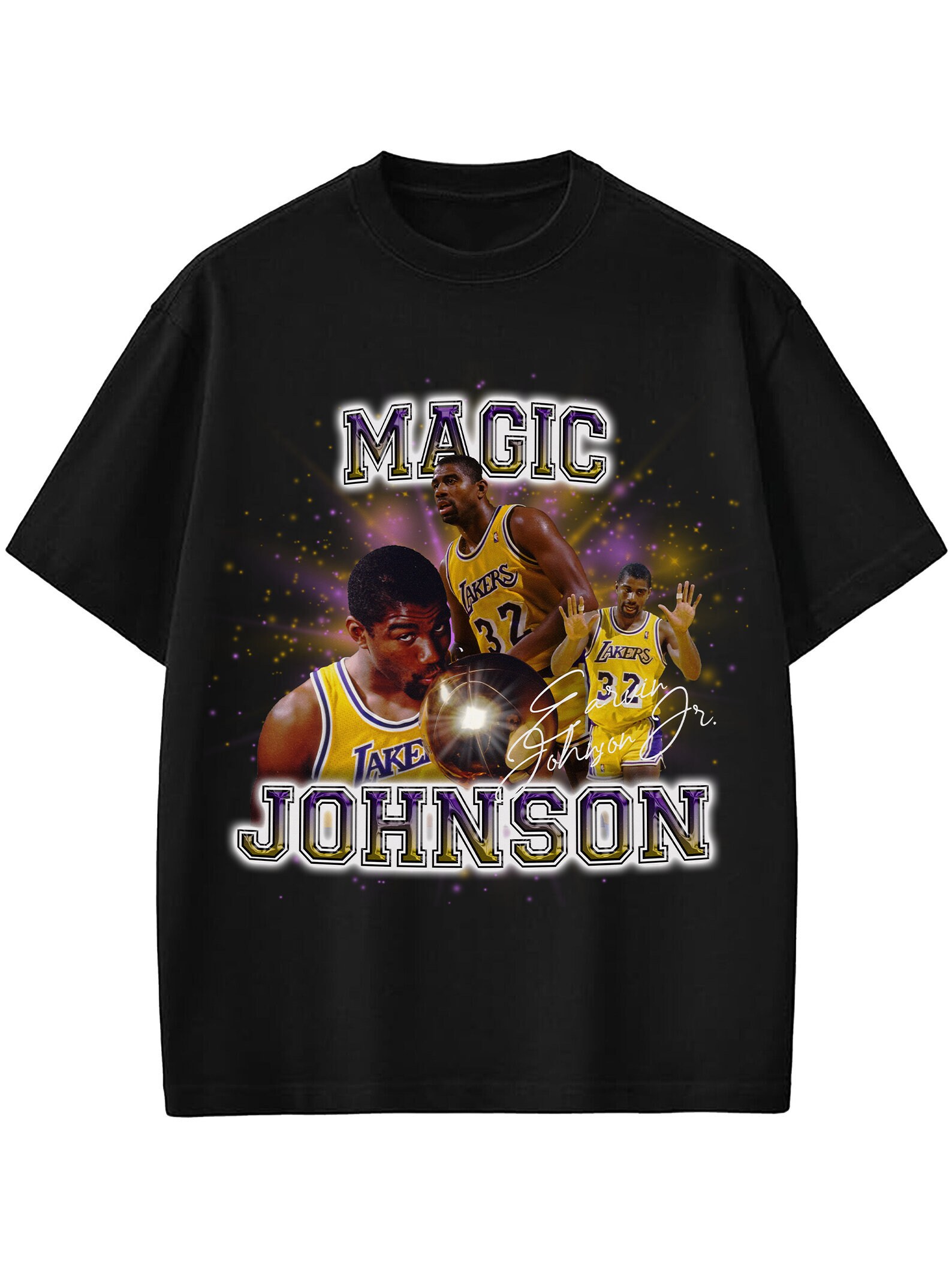 Magic Johnson Png RAP Bootleg T-shirt Design Digital File, 300 DPI, PNG ...