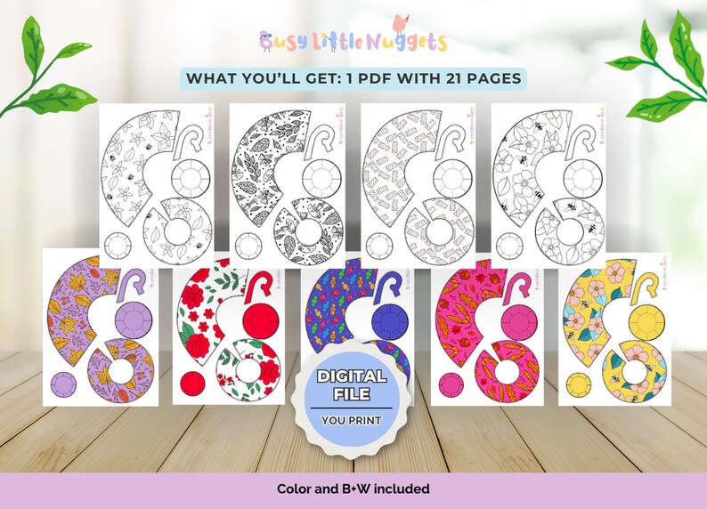 DIY Tea Party Printable Craft, DIY Craft Kid Activity, DIY Craft Adult ...