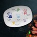 Personalized Family Handprint Platter, Custom Handprint Plate, Serving ...