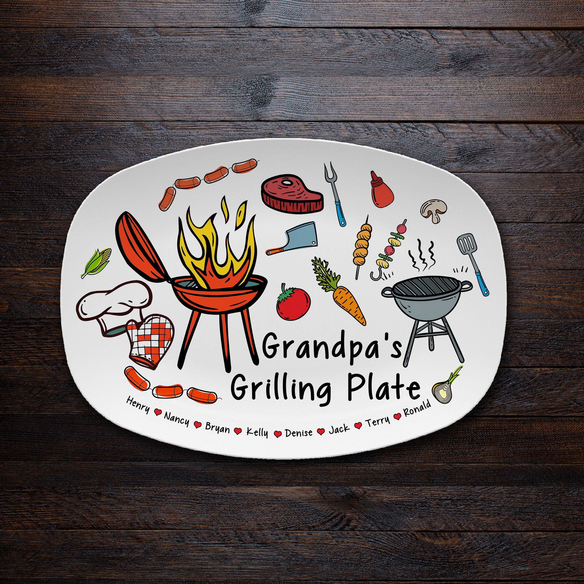 Personalized Platter Father's Day Gift, Gag Gift for Dad, Father's Day ...