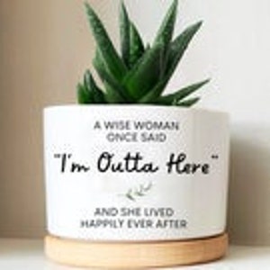 Personalized Retirement Gifts for Women - Custom Mini Succulent Plant ...