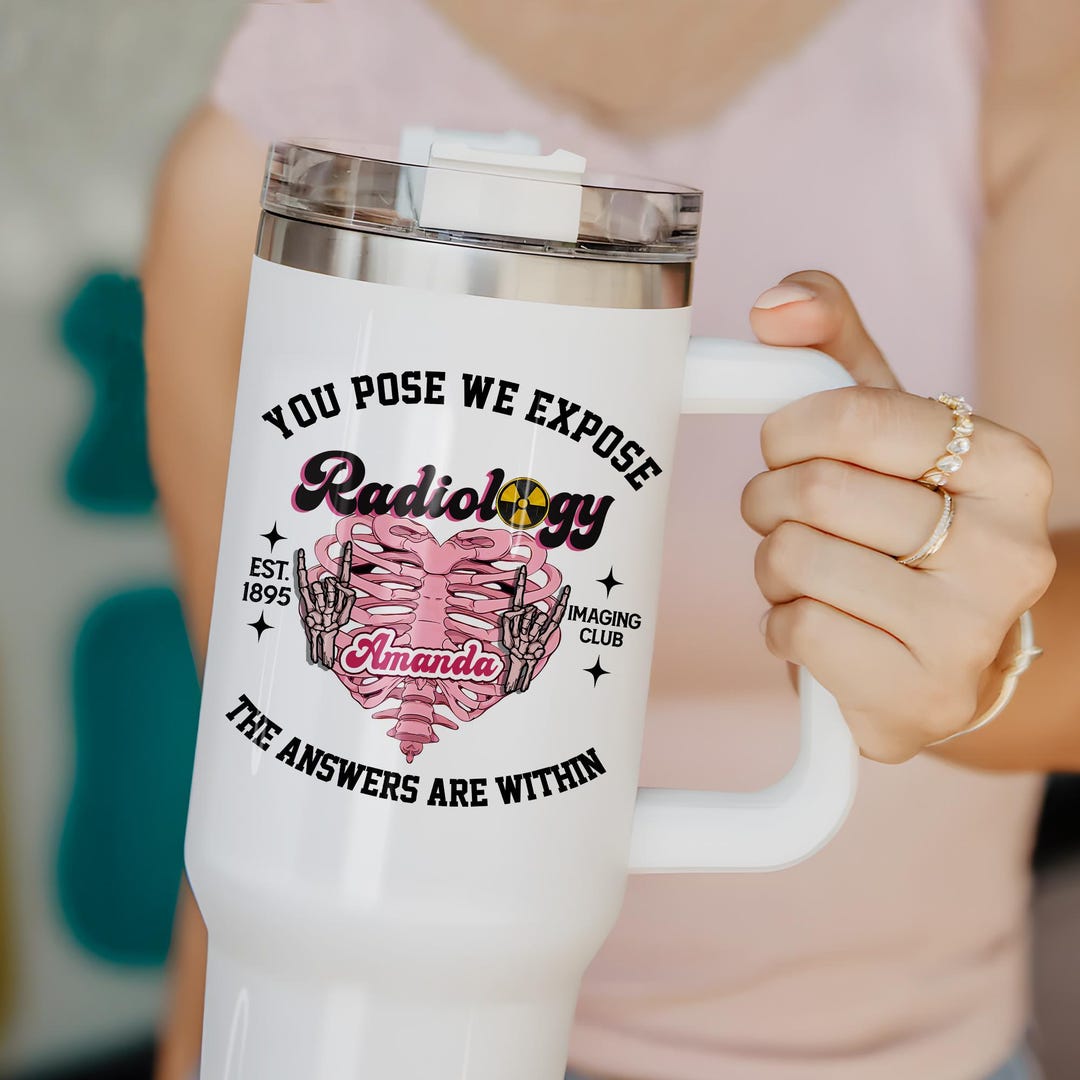 Personalized Xray Tech 40oz Tumbler, Custom You Pose We Expose Engraved ...