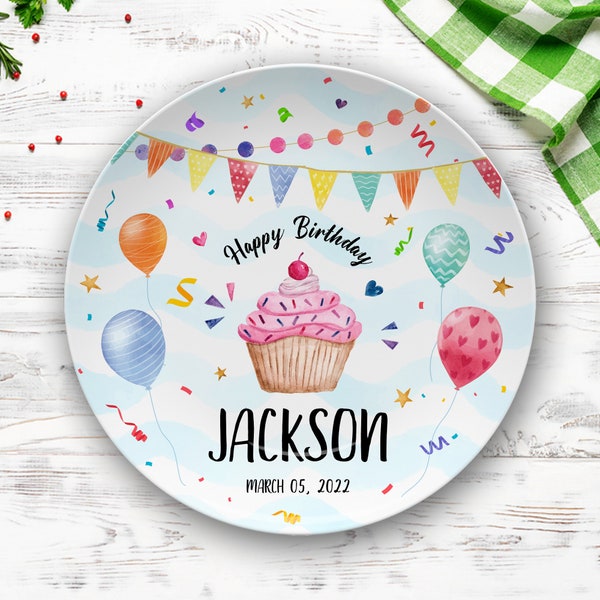 Birthday Plate - Etsy