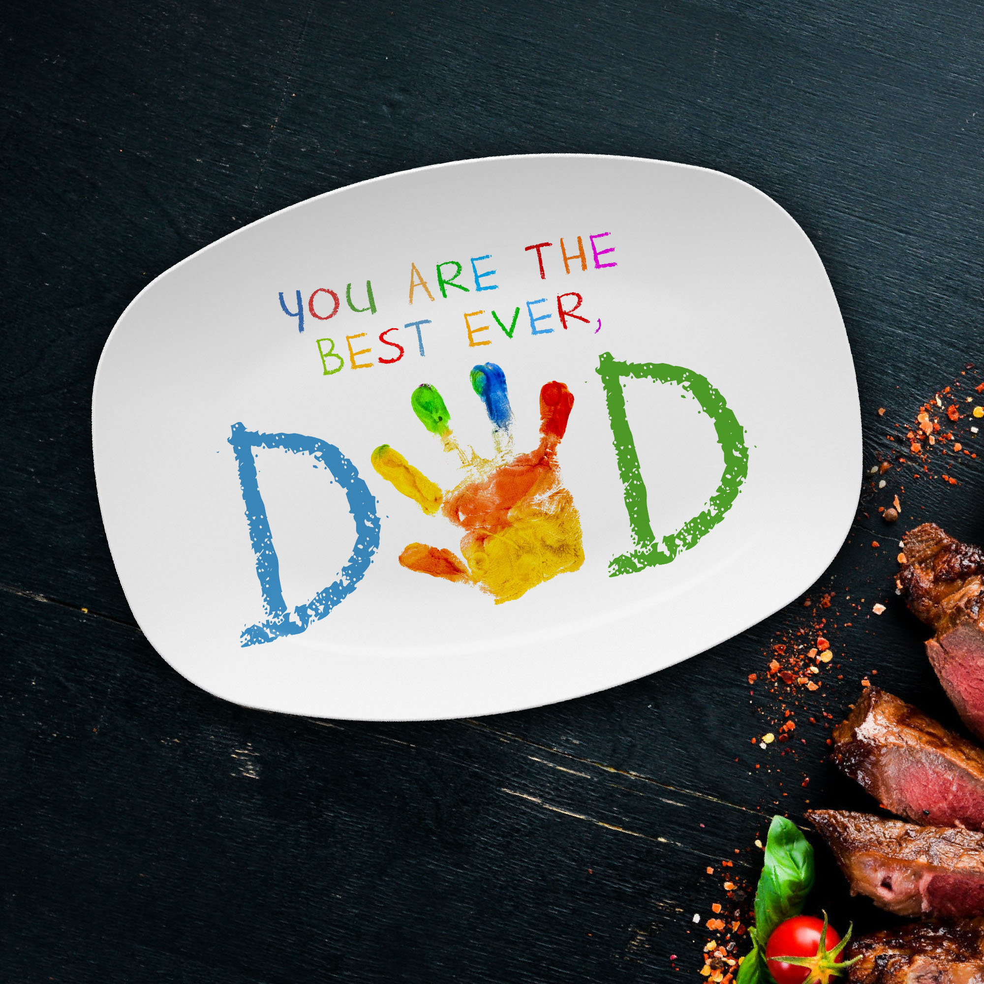 You Are the Best Ever, Dad! Platter, Father's Day Gift, Personalized ...
