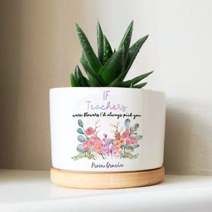 Personalized Teacher Appreciation Gifts - If Teachers Were Flowers I'd ...