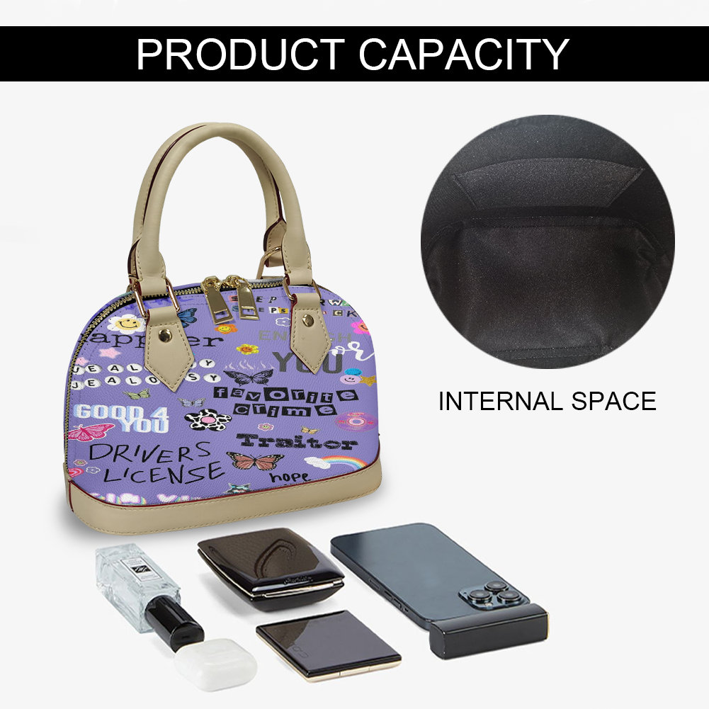 Olivia Rodrigo GUTS Tour Leather Shell Bag, Olivia Rodrigo Handbag sold ...