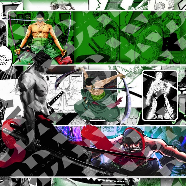 One Piece Zoro Playmat - Etsy