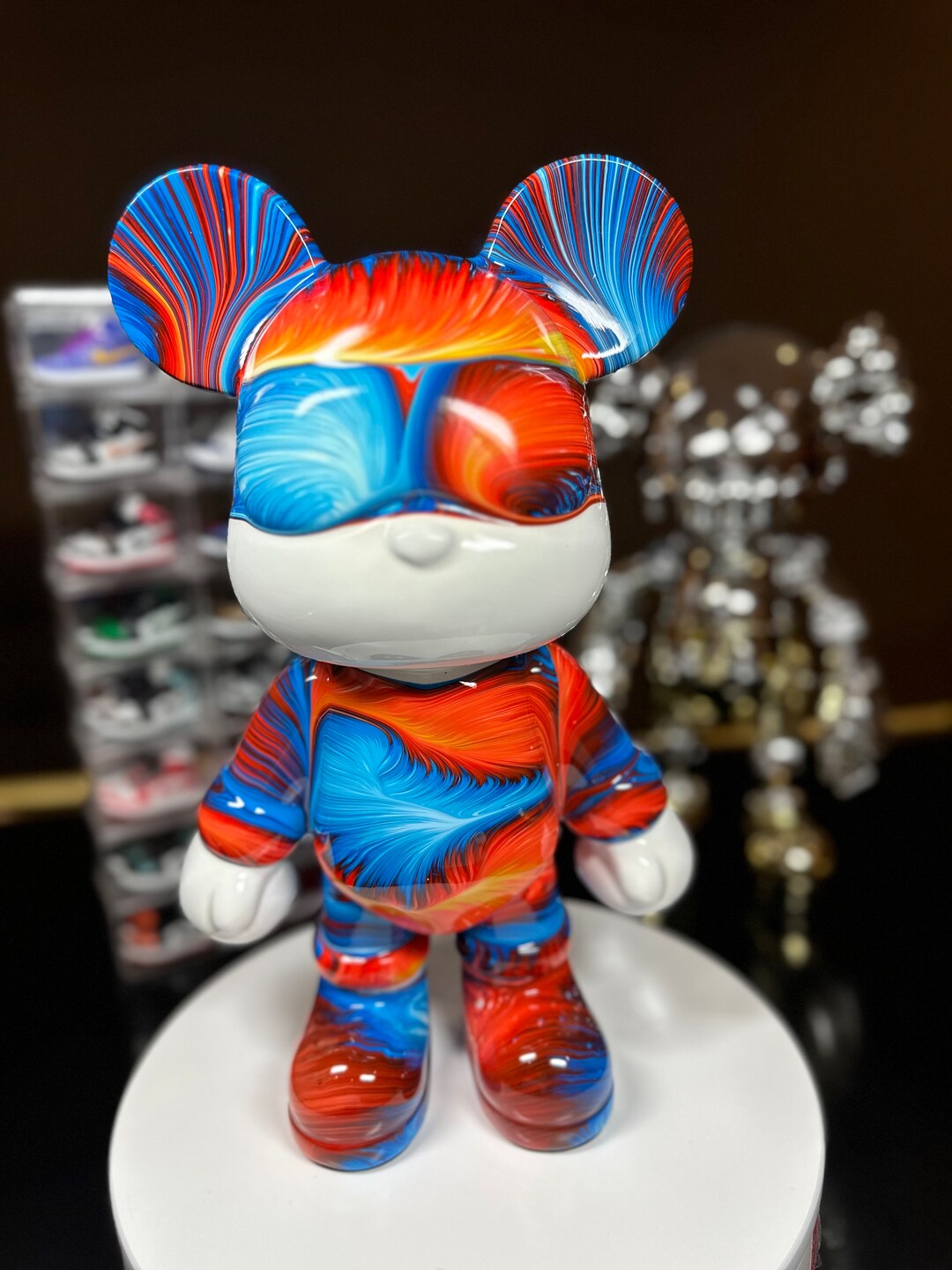 Elemental Dance Figurine A Symphony of Fire and Ice Collectible ...