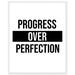 Progress Over Perfection – Growth Mindset Framed Poster - Etsy