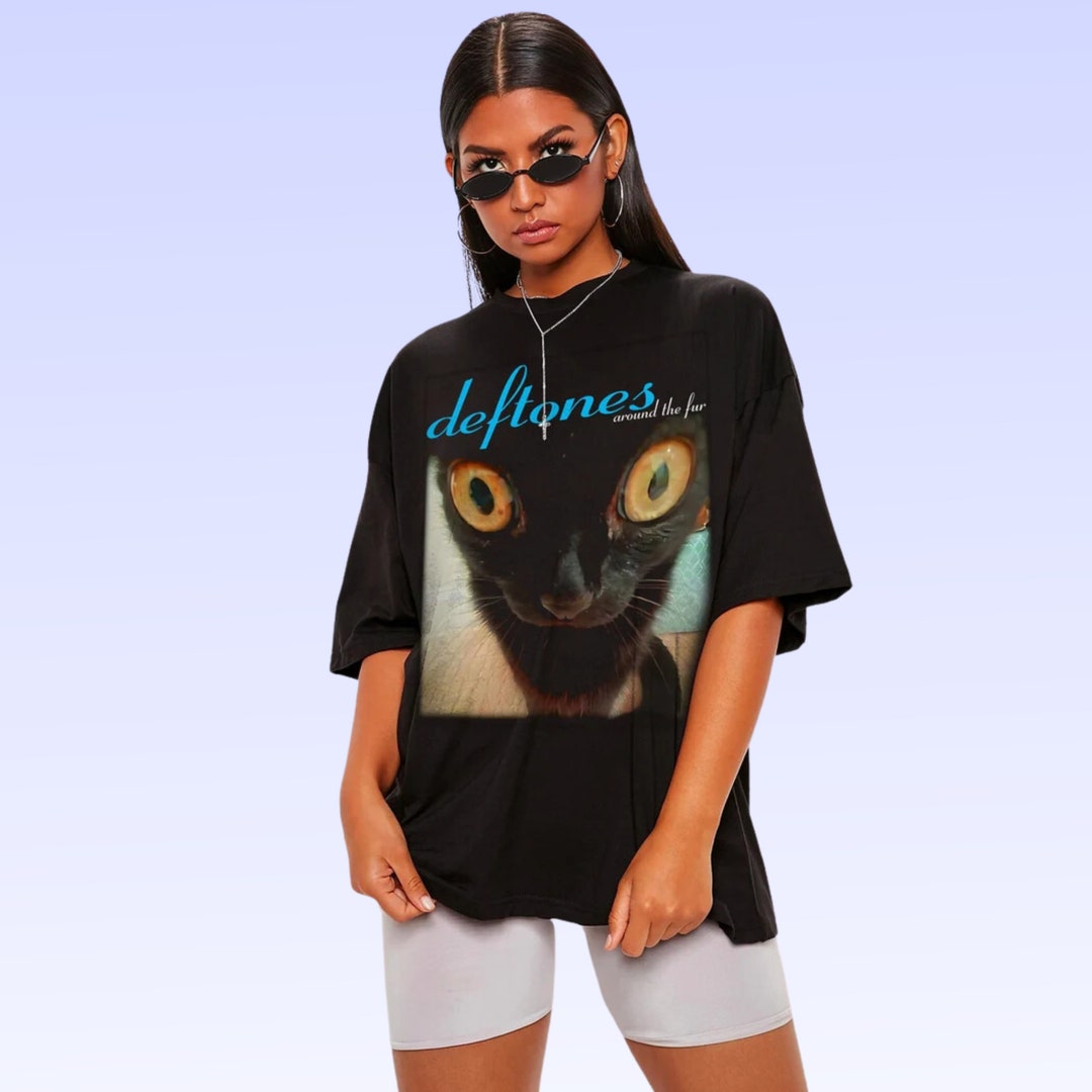 Jinx Cat Band Vtg Black Men Black Tee Shirt, Unisex Best Gift Birthday ...