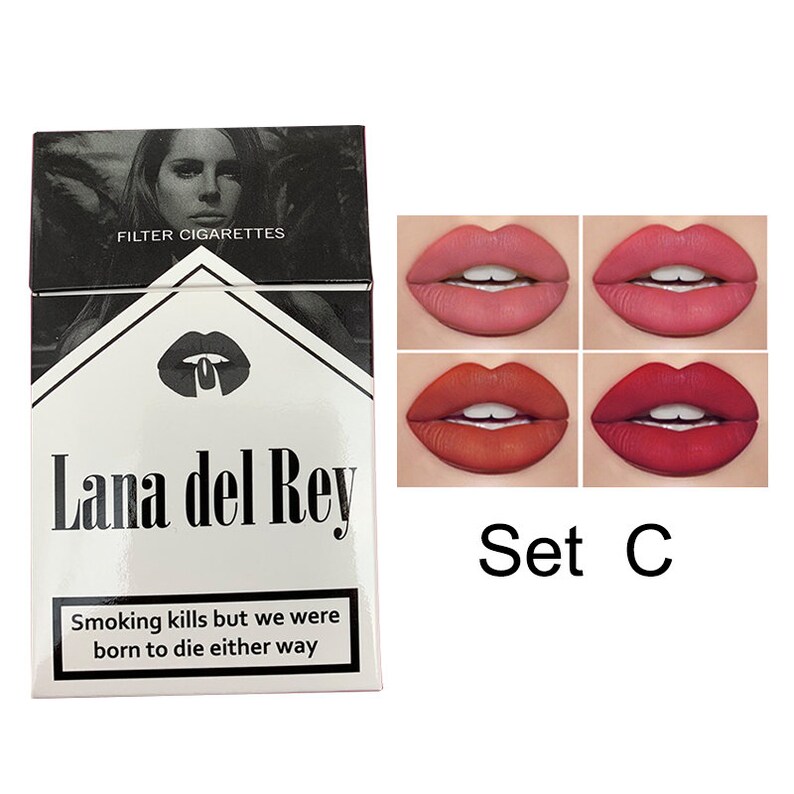 Lana Del Rey Poster Box, Cigarette Lipsticks Set,lana Del Rey Lipsticks ...