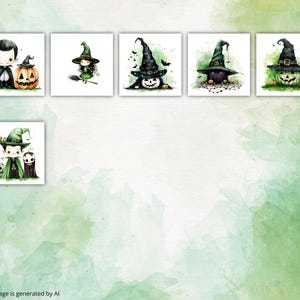 36 Spooky Watercolor Clipart Bundle Halloween Decor, Baby Shower, Cute ...