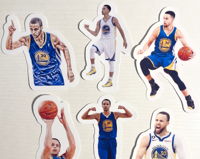 Stephen Curry Basketball Stickers Pack Sticker Bundle for Laptops Hydro ...