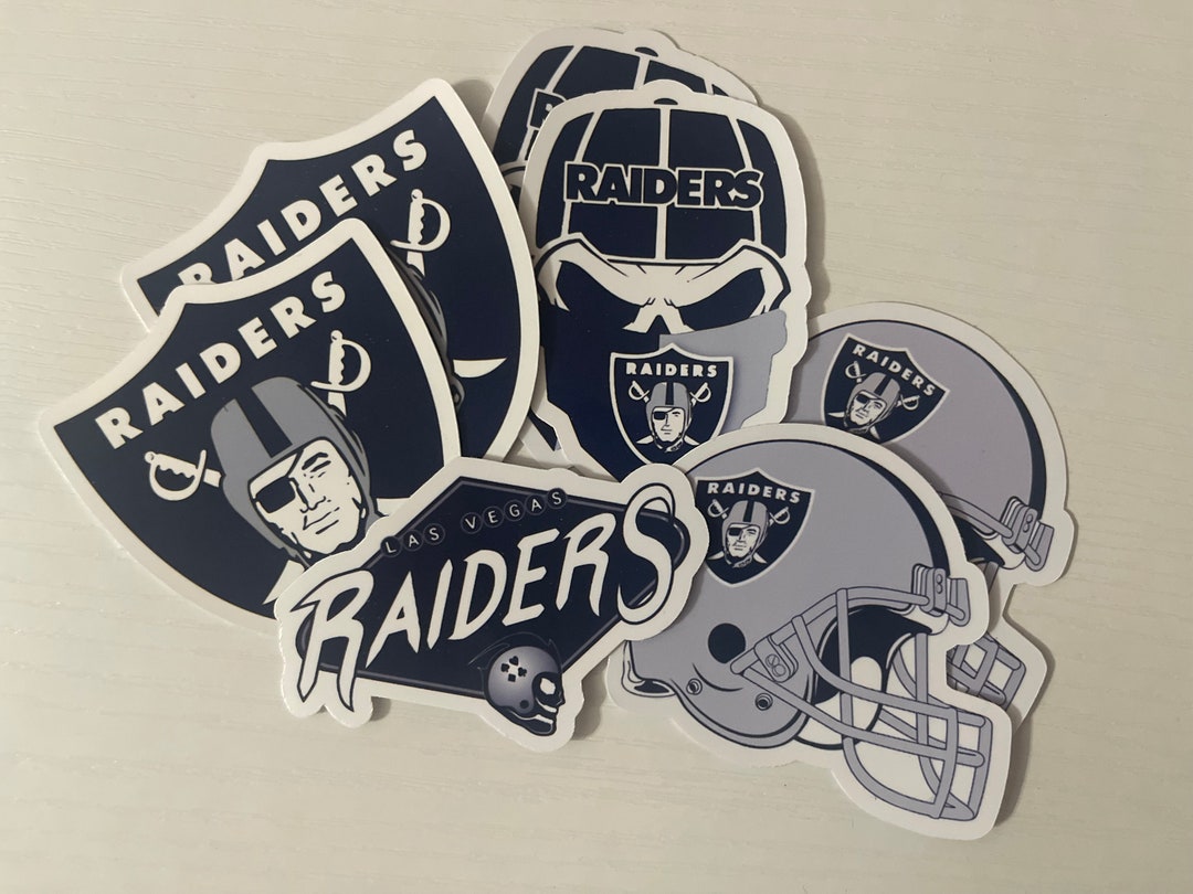 Raiders Sticker Pack Raider Fan Essentials NFL Team Stickers - Etsy