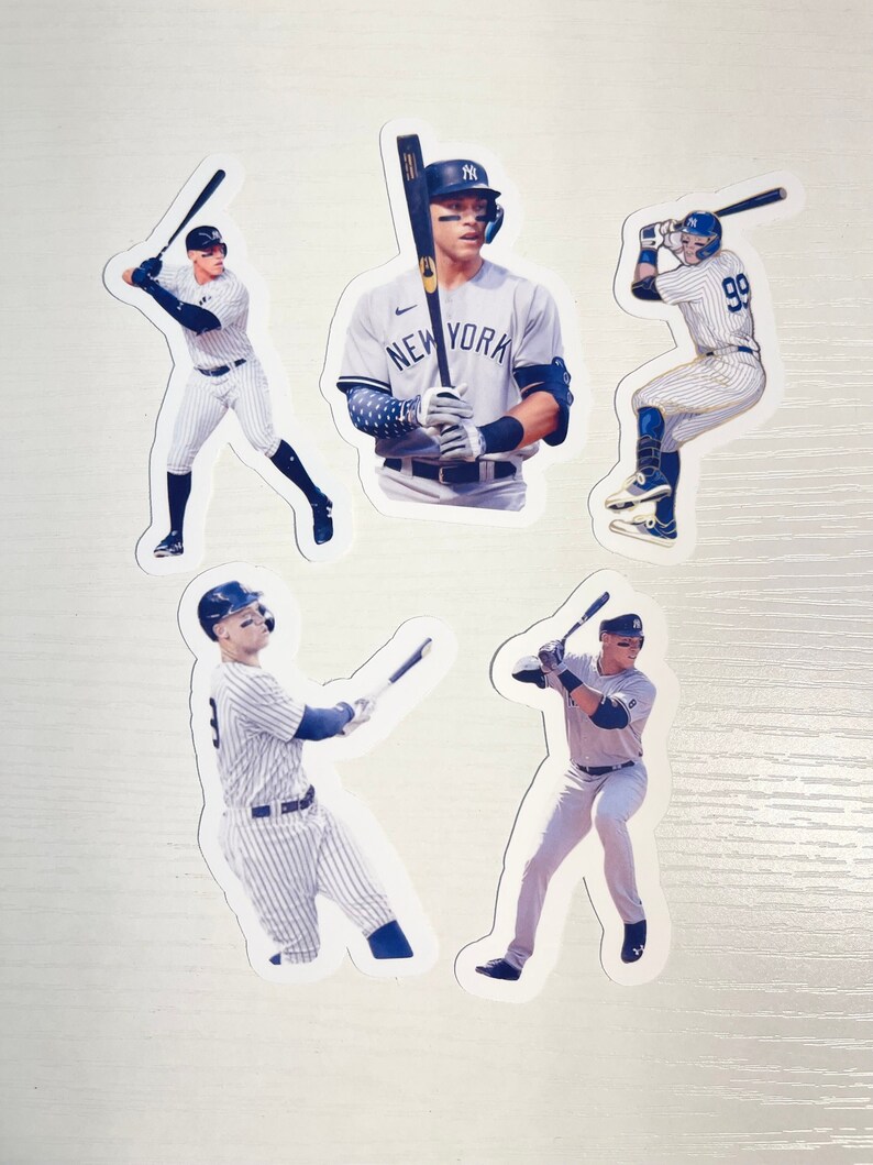 Aaron Judge Baseball Sticker Pack Judge Stickers for Laptops Hydro ...