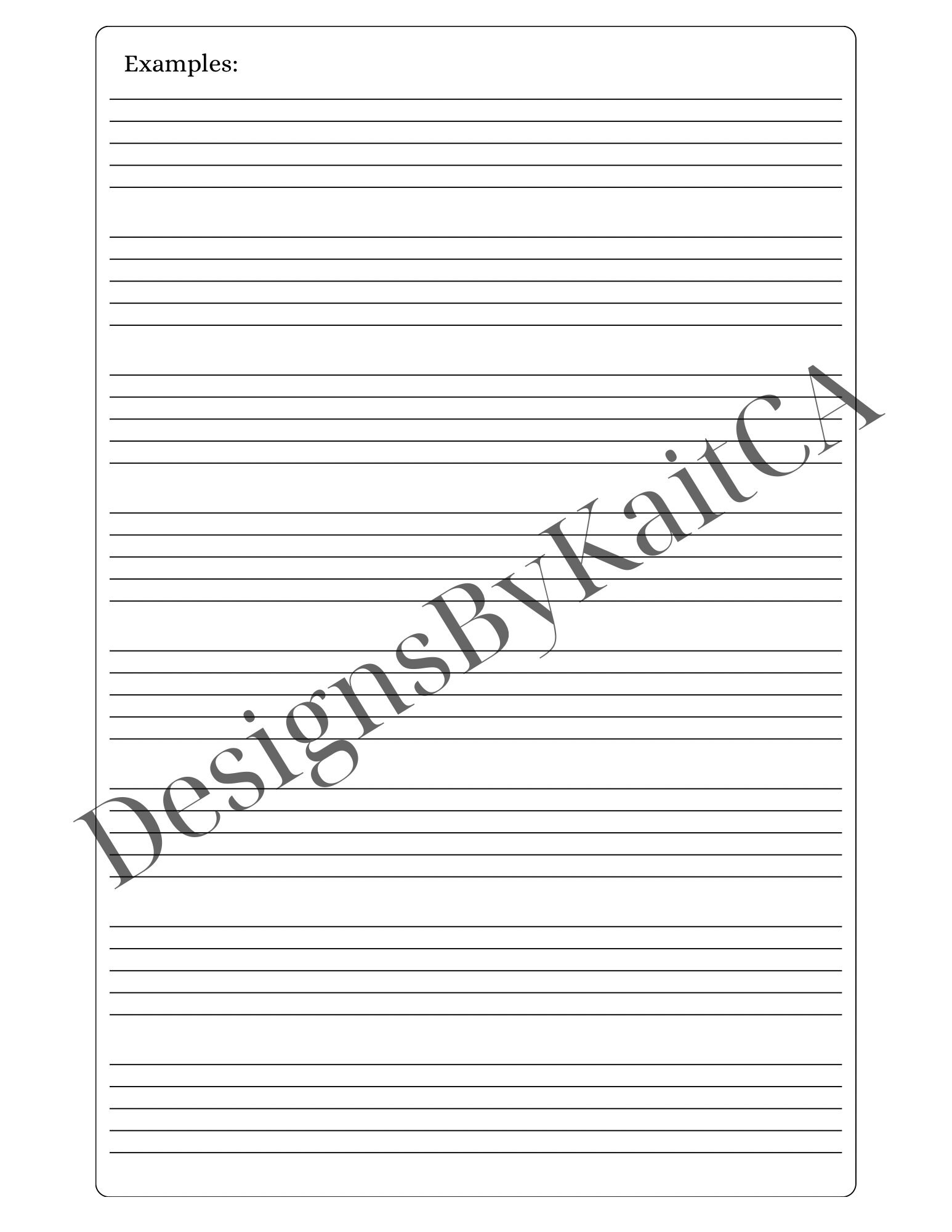 Printable Music Theory Note Template - Etsy