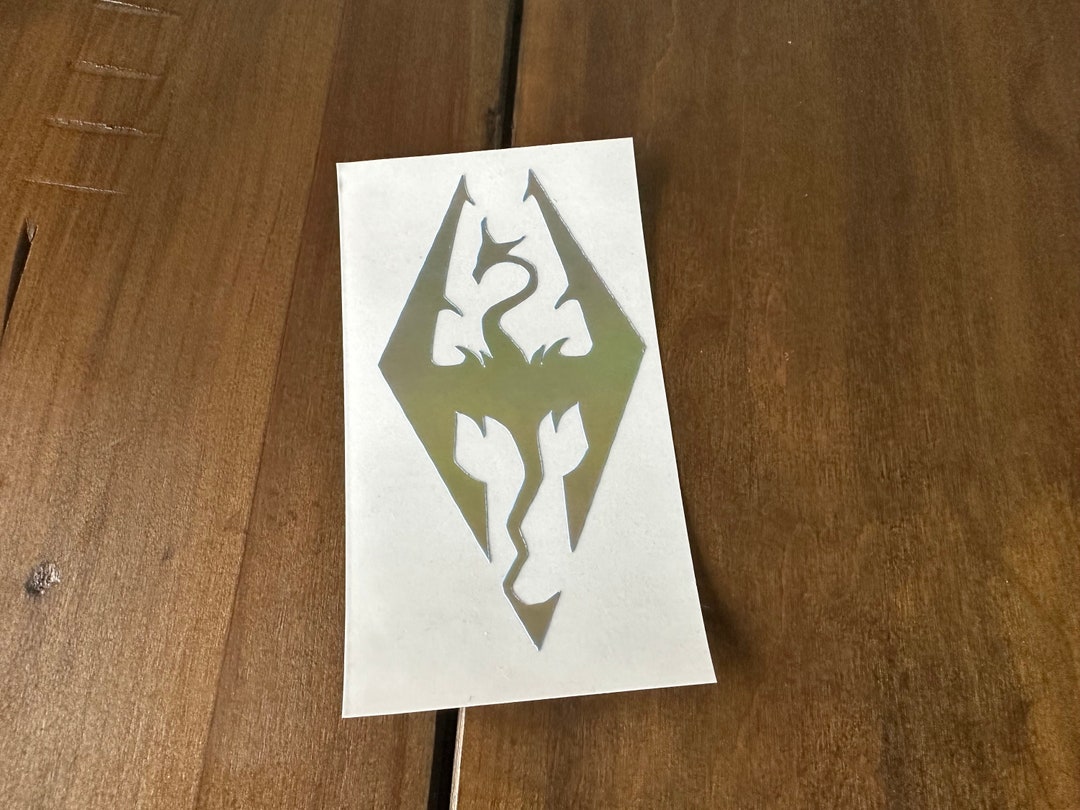 The Elder Scrolls V, Skyrim Decal, Vinyl Decal Sticker - Etsy