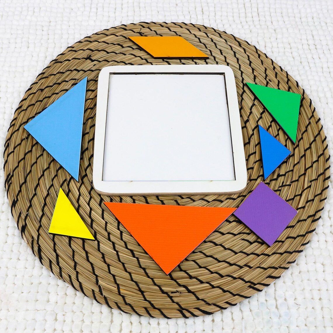 Wooden Tangram - Etsy