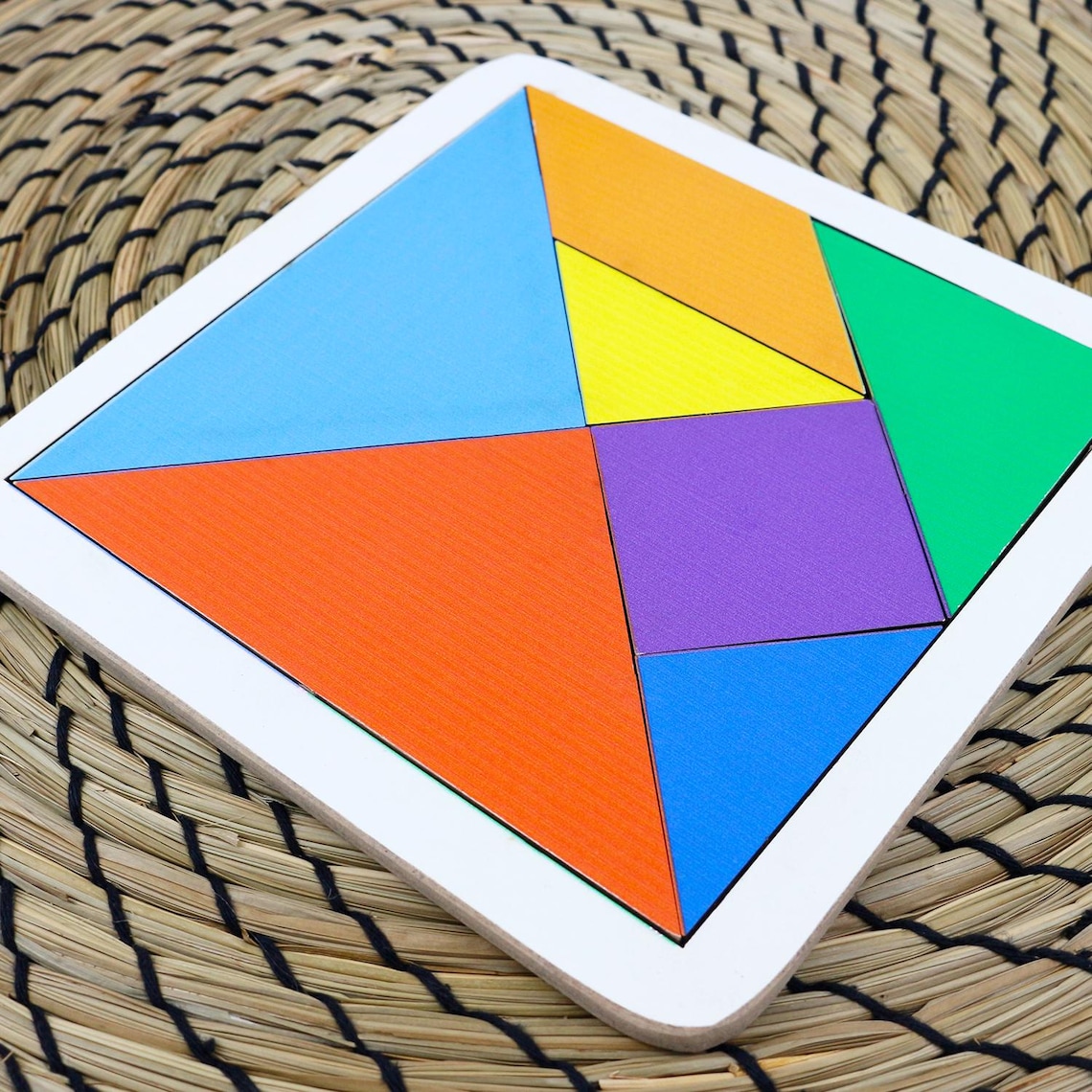 Wooden Tangram - Etsy