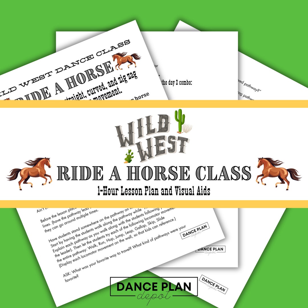 Ride a Horse Dance Lesson Plan - Etsy