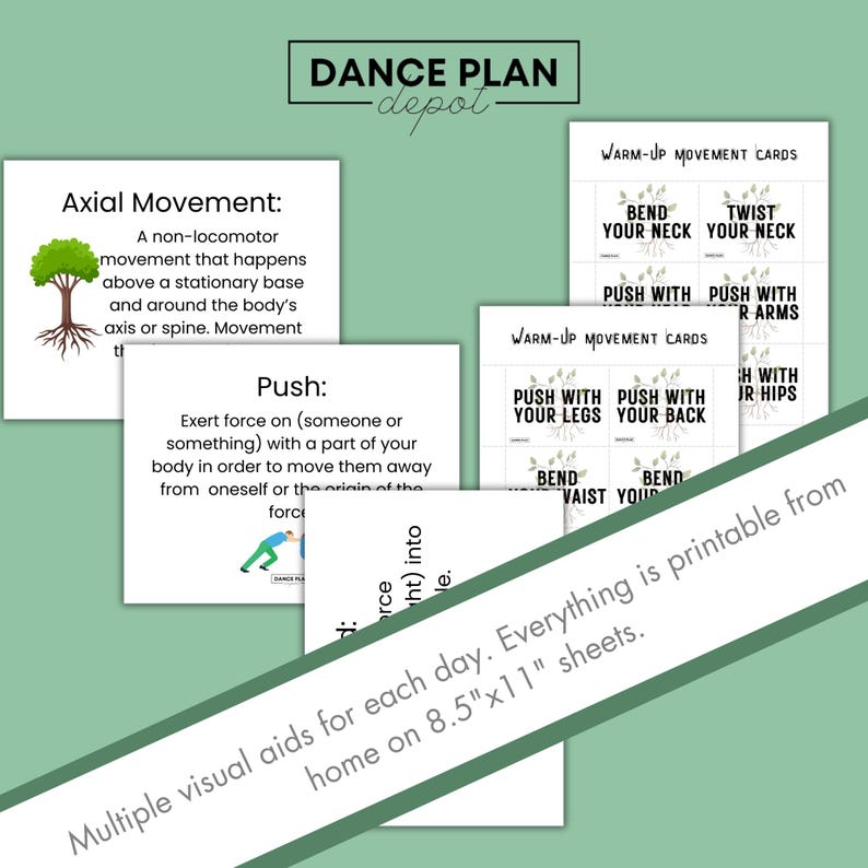 Body and Motion: Axial Movement (push, Twist, Bend) Dance Class Lesson ...