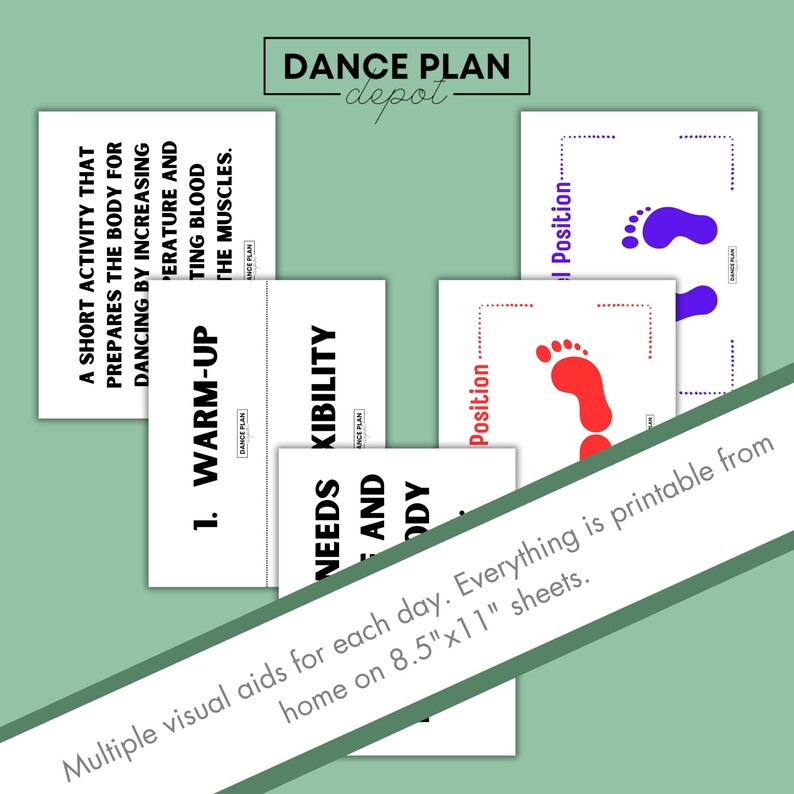 Body and Motion: 12 Basic Needs for Dance Class Lesson Plan - Etsy