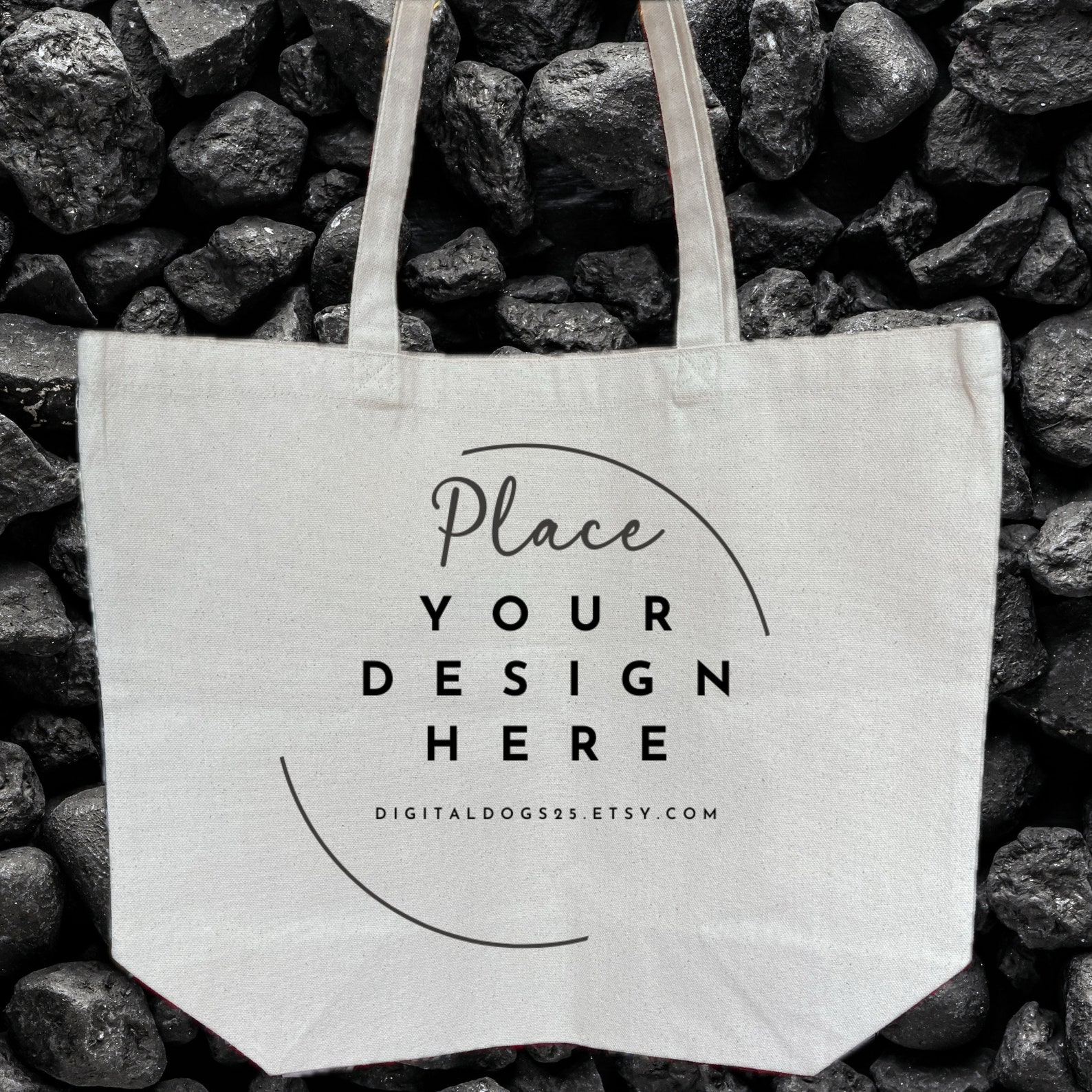 Bagmasters A250 Tote Bag Mockup, Canvas Tote Bag Mockup, Actual Tote ...