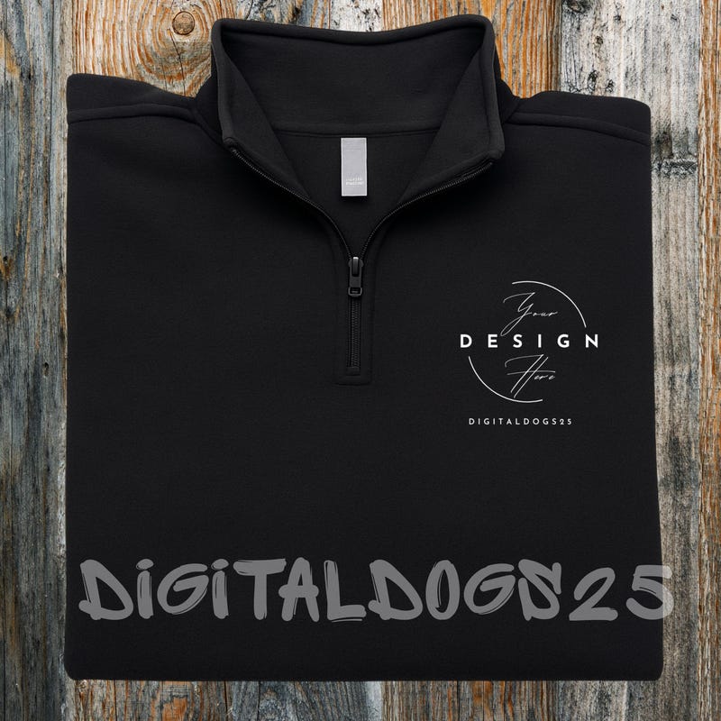 Quarter Zip Template - Etsy