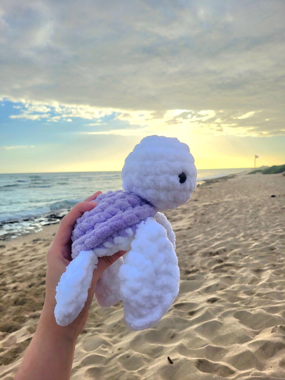 Purple or Green Turtle Made by Empty Mind Crochet, From Hawaii - Etsy