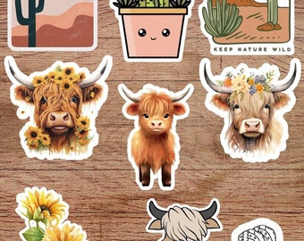 Western Charolais Cow Mom Life Sticker - Etsy