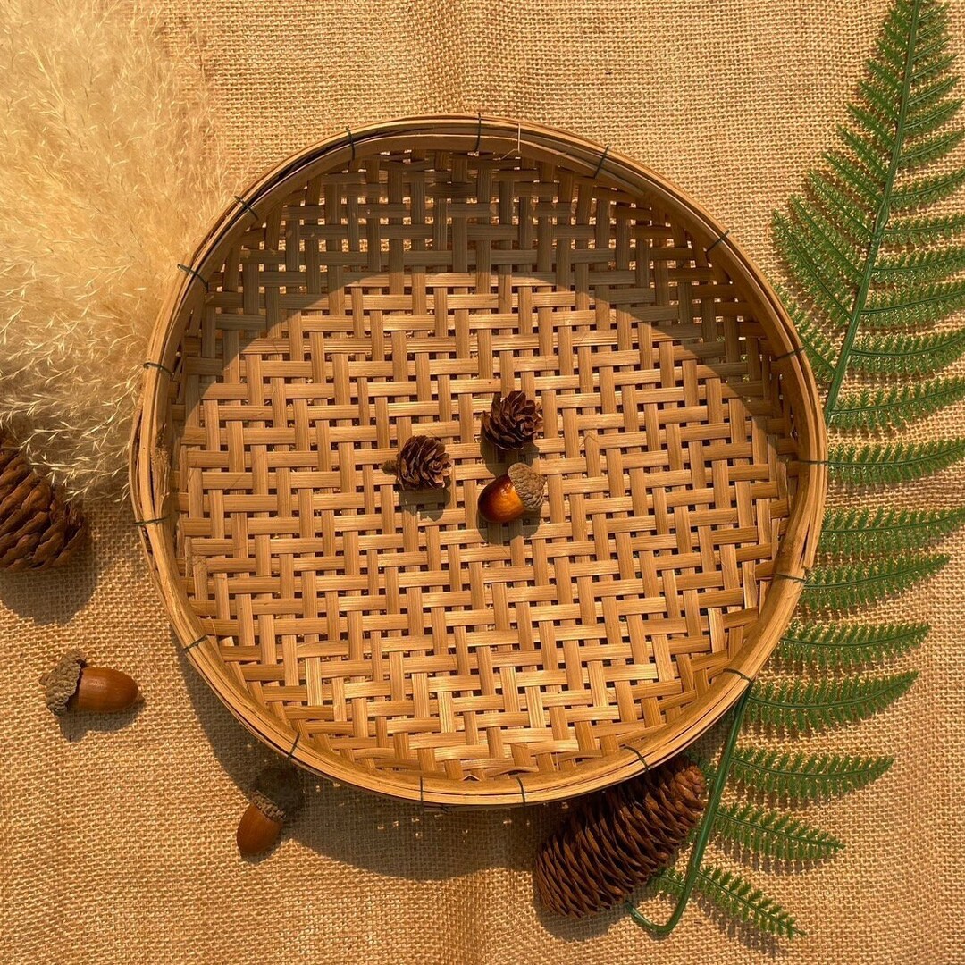Thai Traditional Threshing Basket Dimensions 9 Inches - Etsy