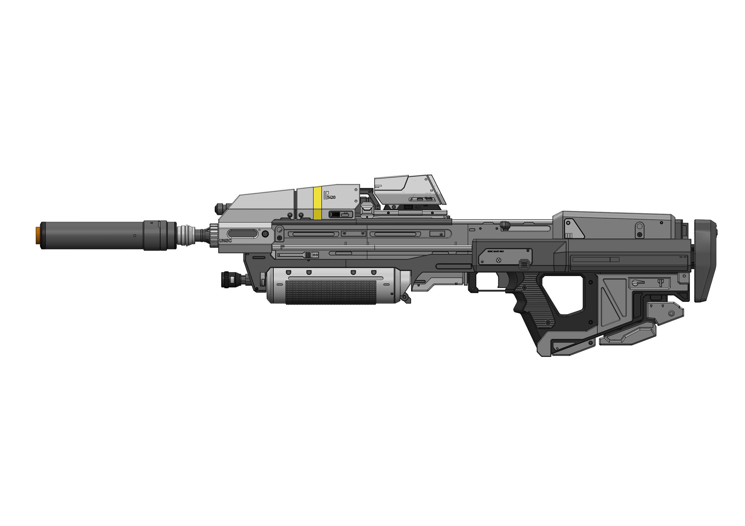 Halo MA37 Assualt Rifle - Etsy