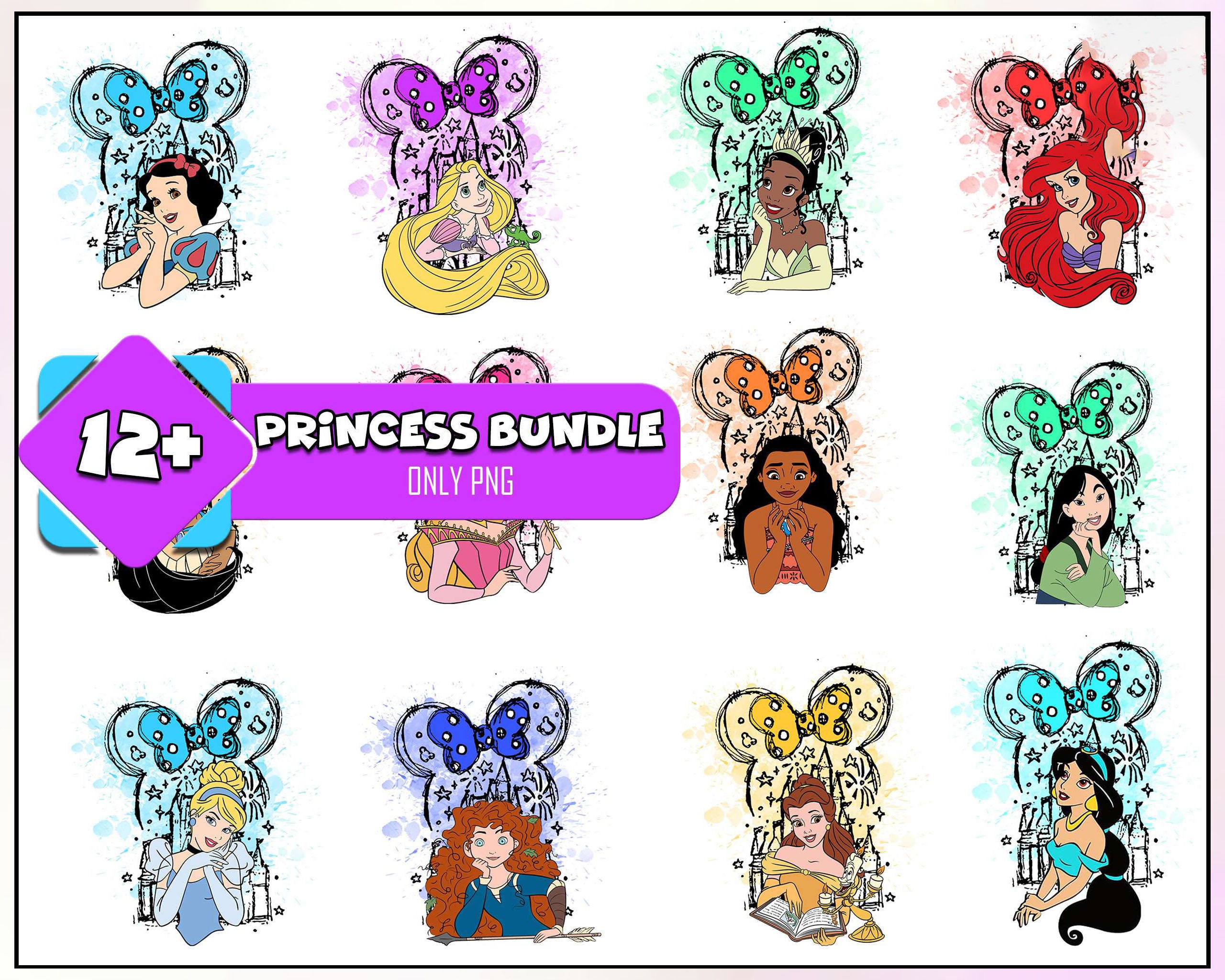 Princess PNG Clipart Instant Digital Download AND Print Cinderella ...