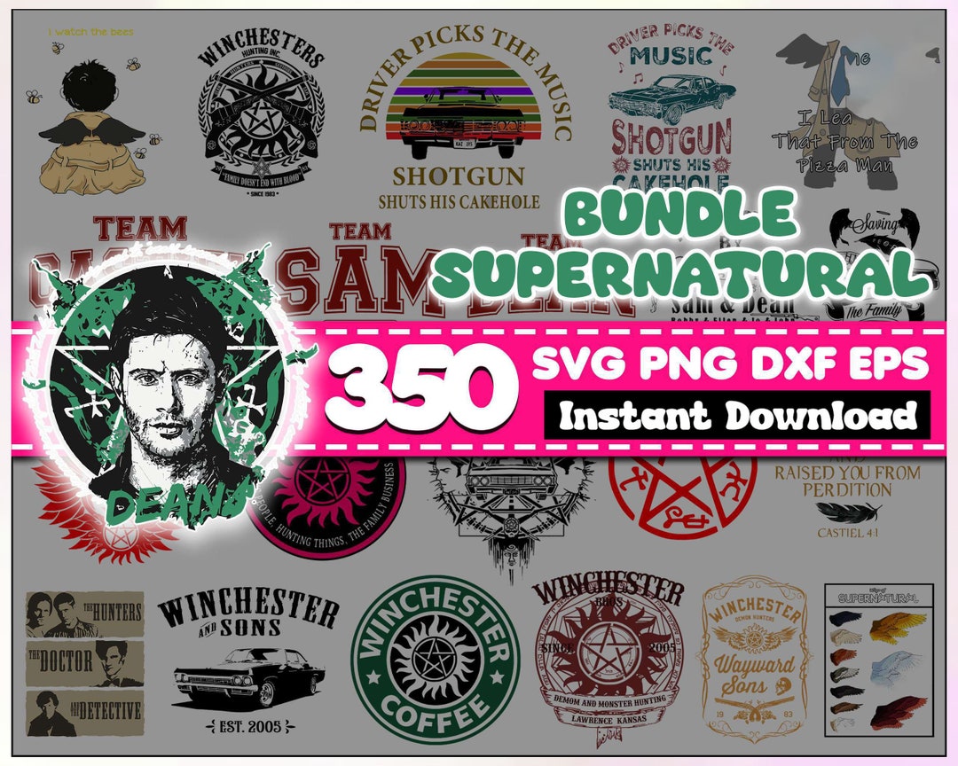 Supernatural Svg Bundle, Anti-possession Svg, Supernatural Png ...