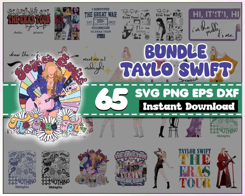 Taylor Swift Bundle Png Svg Eps, Designs Tayswift Bundle, Taylors ...