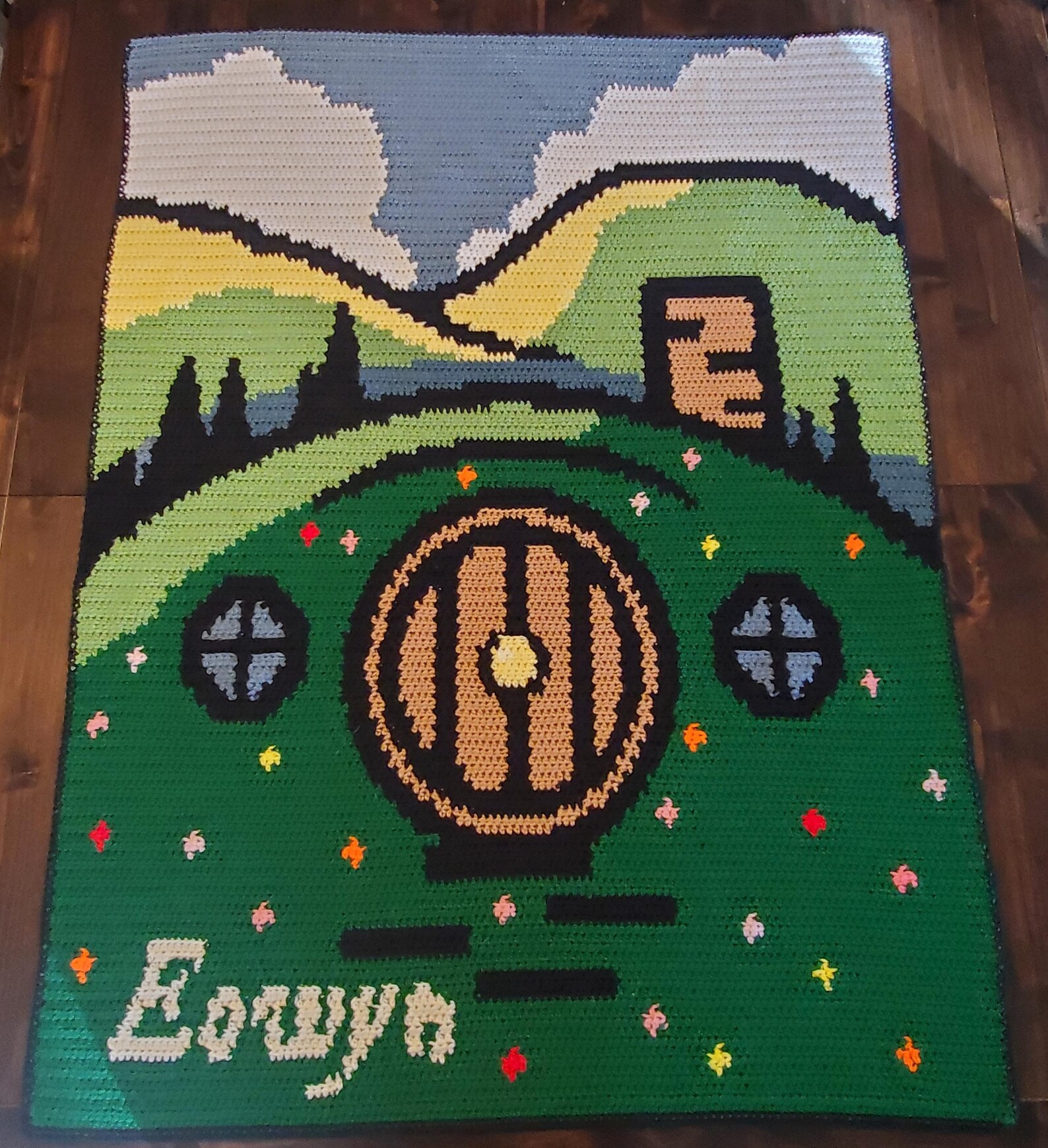 Custom Photo Crochet Blanket Pattern – Personalized Graphgan (digital ...