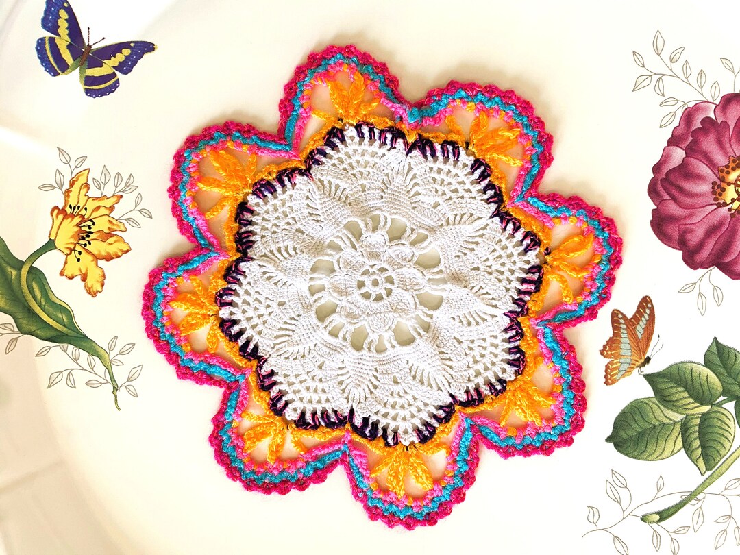 My Own Design & Made Handcrafted Lace Crochet Knit Home Decor Gift ...