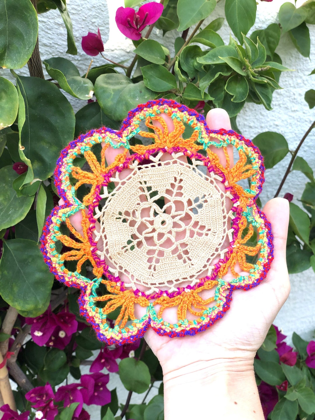 My Own Design & Made Handcrafted Lace Crochet Knit Home Decor Gift ...