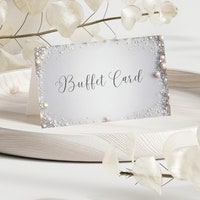 Elegant Editable Cream Diamonds and Pearls Bridal Shower Welcome Sign ...