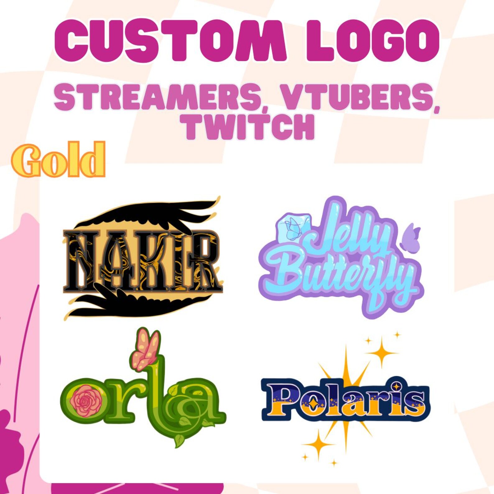 Custom Handmade Logos for Youtube, Twitch, Streamer Etc. - Etsy