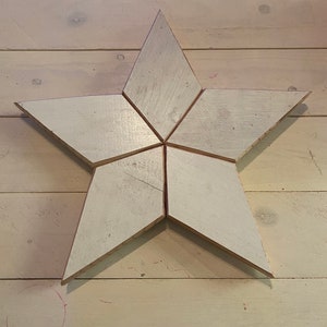 Handmade Wooden Star Wall Decoration With Custom Stain or Paint - Etsy