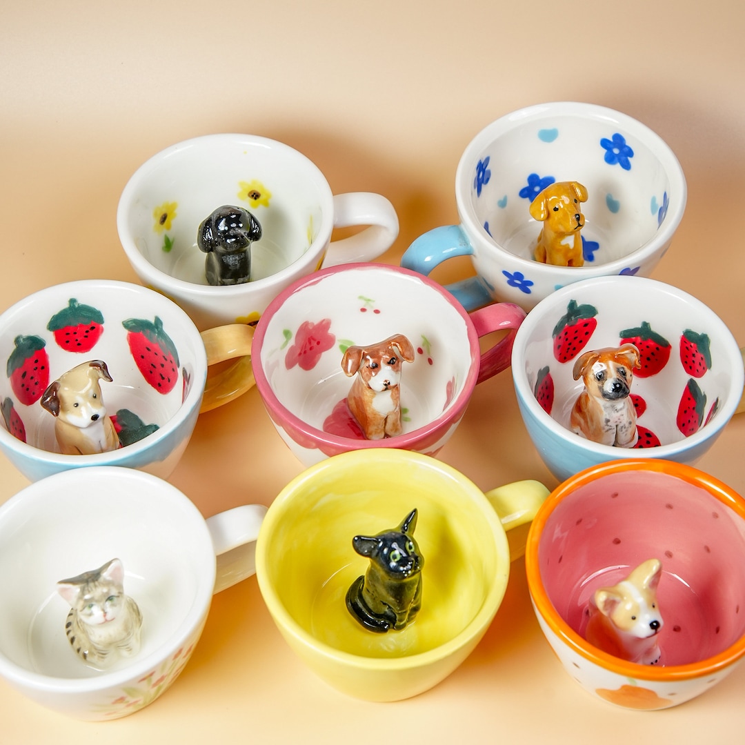 Custom Pet Mug 200ml Handmade Personalized Cat Mug Birthday Gift for ...