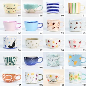 139 Designs Custom Pet Mug Personalized Handmade Ceramic Cat Dog Hidden ...