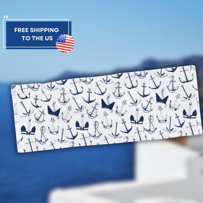 Nautical Scarf - Etsy