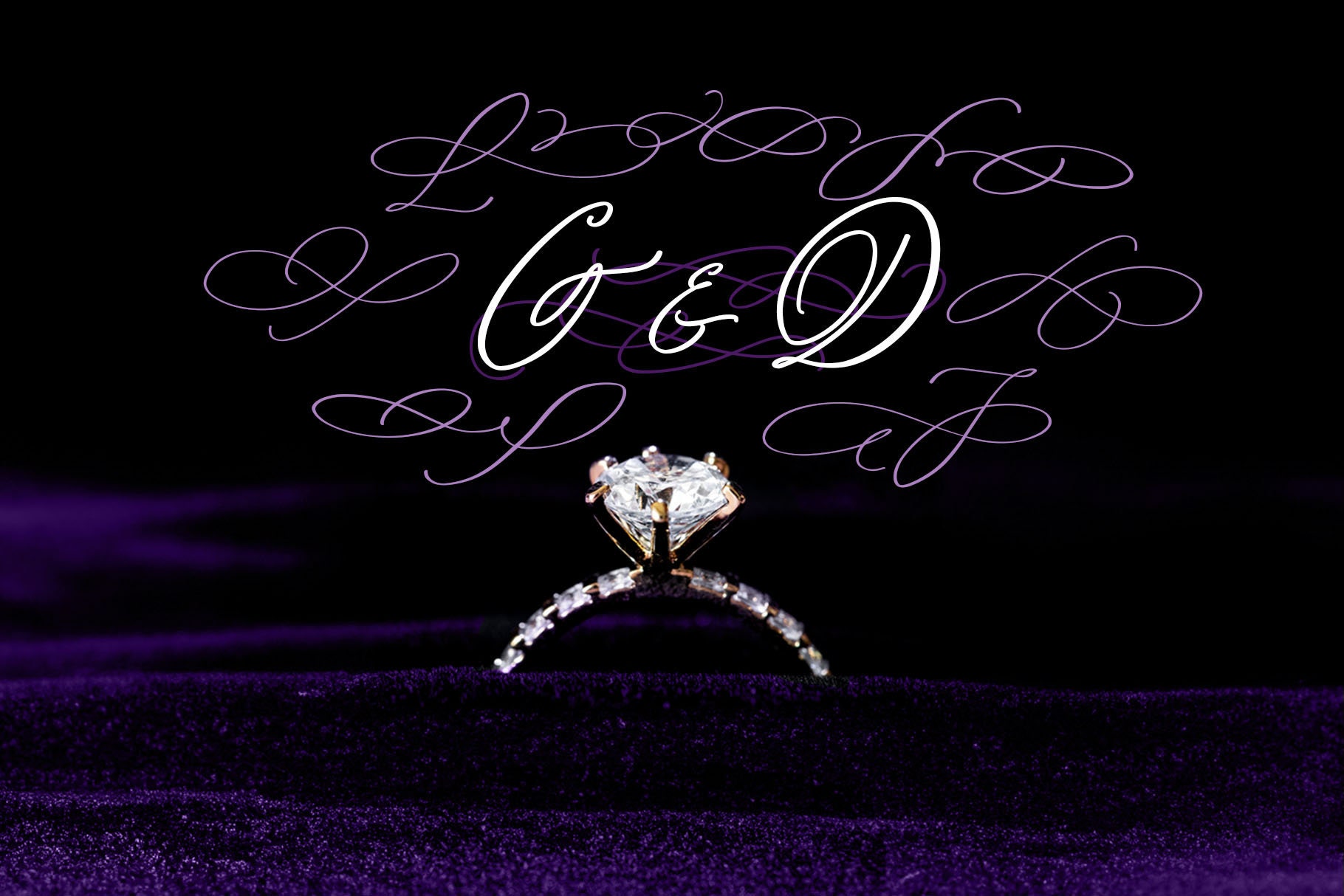 Wedding Cyrillic Script Font With Tails Handwritten Cursive Font ...